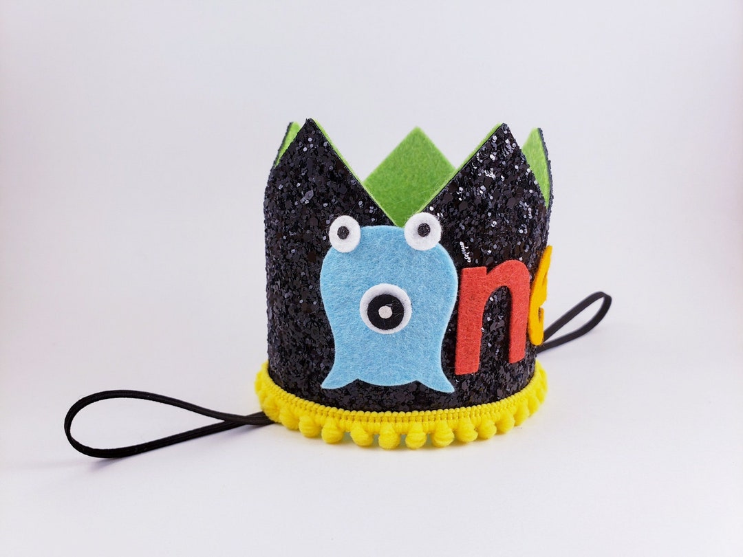 Monster Birthday Crown, Monster Birthday Party, Monster Party Hat ...