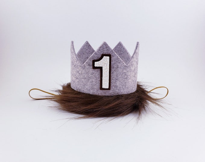 Boy Wild One Birthday, Boy Wild One Birthday Crown, Wild One Party, Boy ...