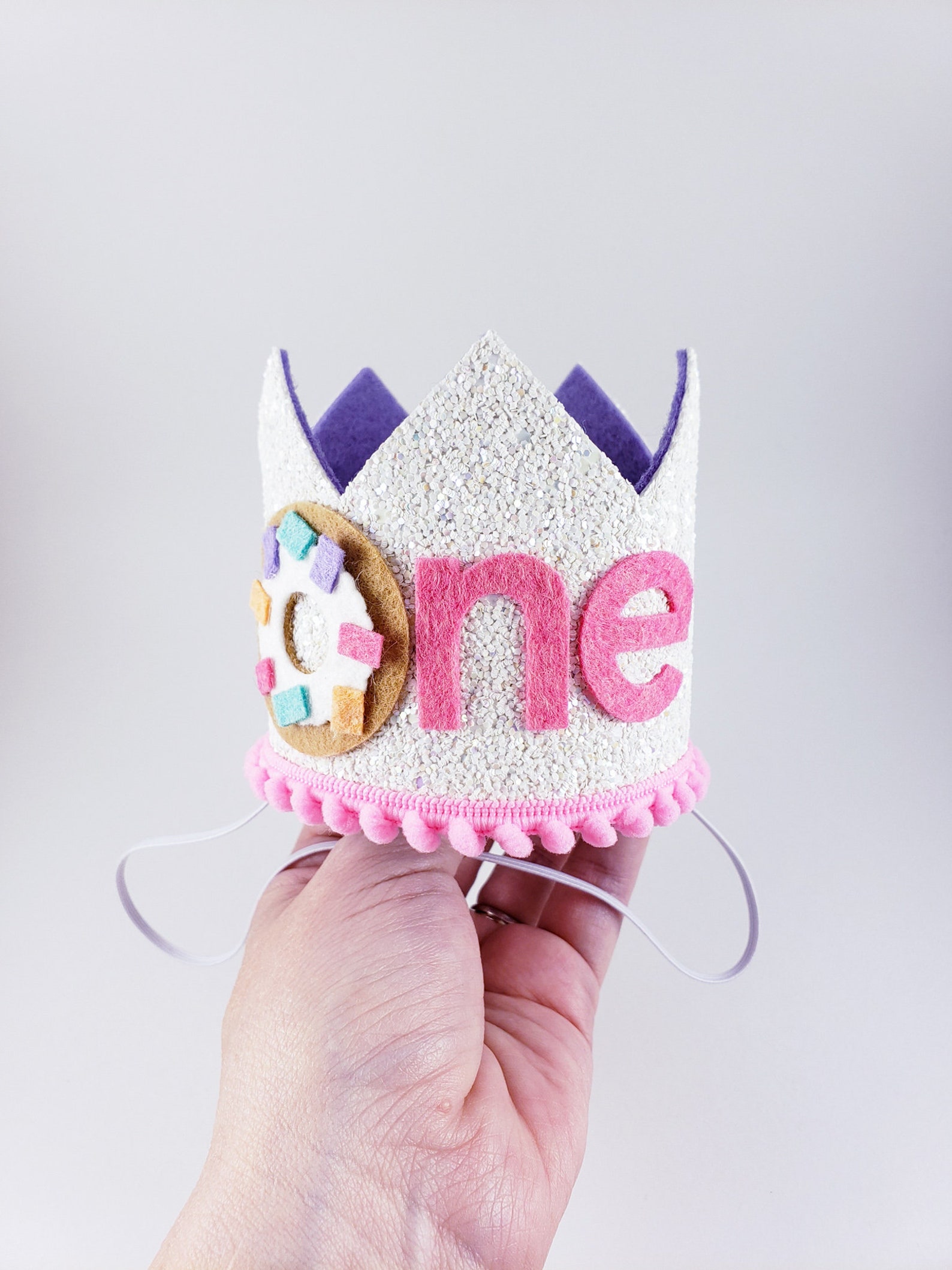 Donut Birthday Crown Donut Grow up Birthday Donut Time - Etsy
