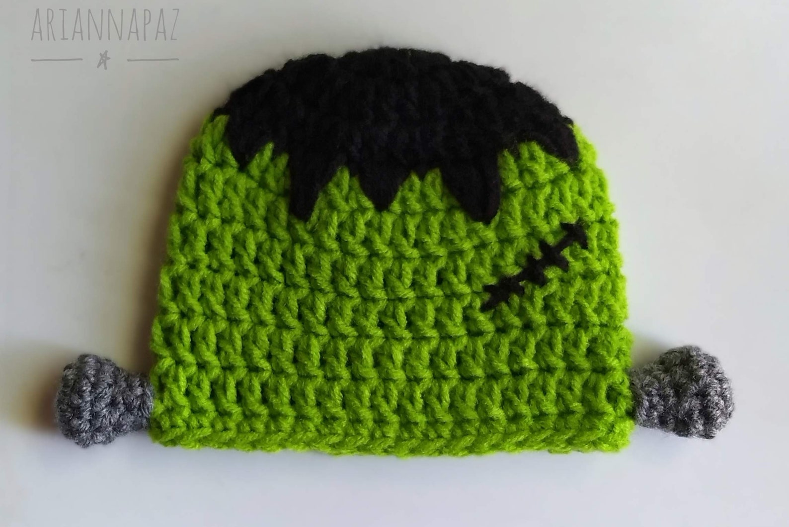 Halloween Baby Beanies / Hats; Frankenstein, Skeleton, Jack O Lantern ...