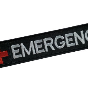 1 Pcs. EMERGENCY Red Cross Patch Rescue Paramedic Med EMS EMT Medic ...