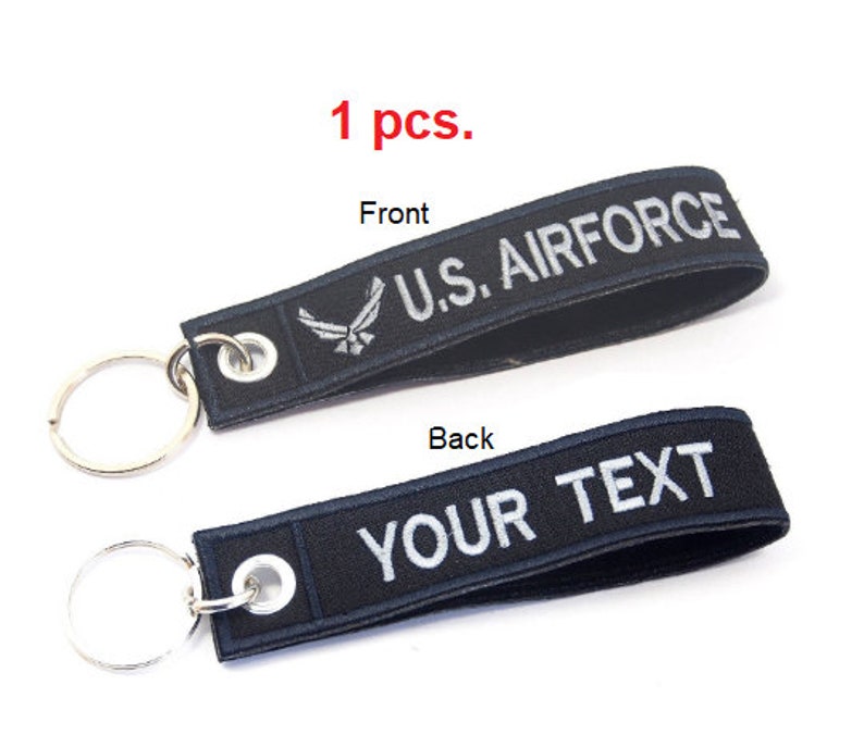 US Air Force Military Army Custom Text Name Embroidered Tag - Etsy