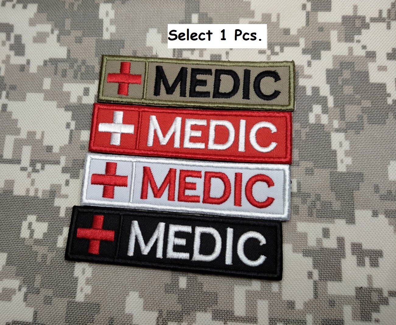MEDIC Patch Red Cross Medic patch Firs Aid paramedic EMS EMT | Etsy