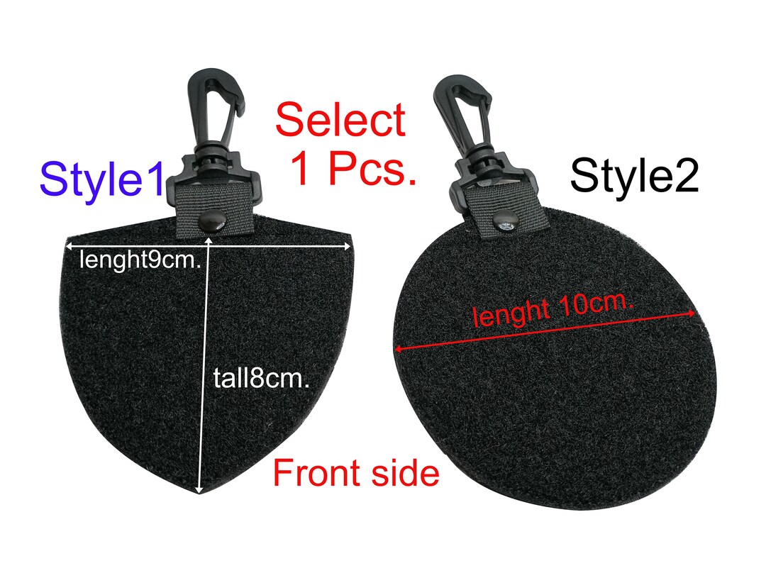 1 Pcs. Loop Patch Clip 2 Sides Loop Patch for Hook Attached Patch Tab ...