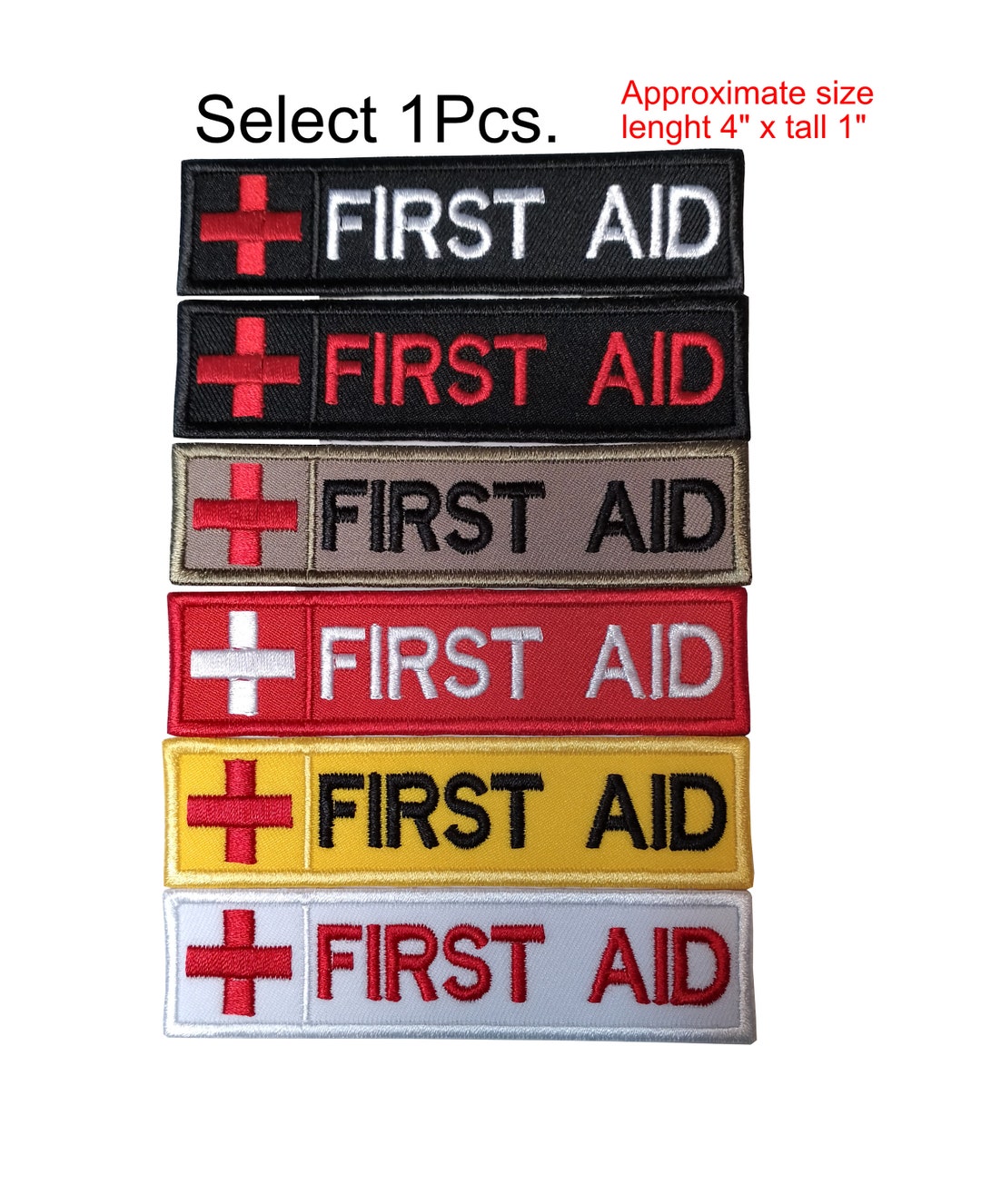 1pcs.first Aid Patch Red Cross Medic Paramedic EMS EMT Rescue Nurse ...