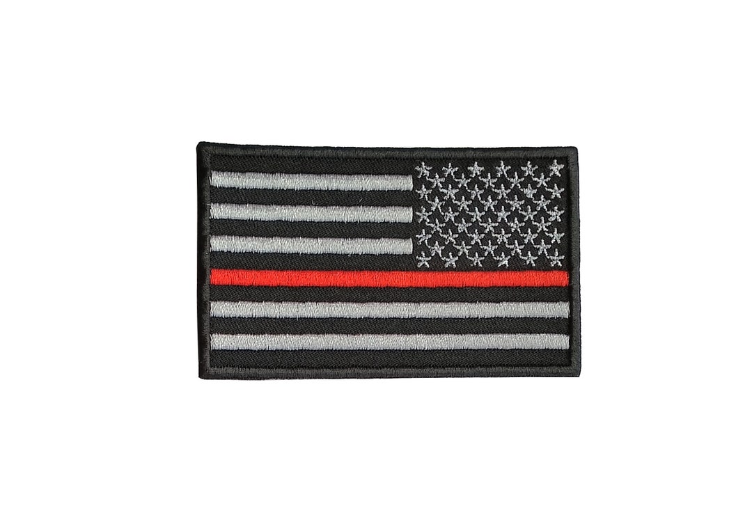 Fire Fighter Reverse USA Flag Thin Red Line Patch for Right Arm Fire ...