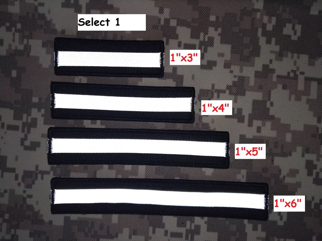 Reflective Patch EMS EMT Rescue Patch Fire Fighter Patch Name Tape Name ...