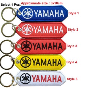 Yamaha Key Chain Embroidery Yamaha Motorcycle Biker Racing Key Chain ...