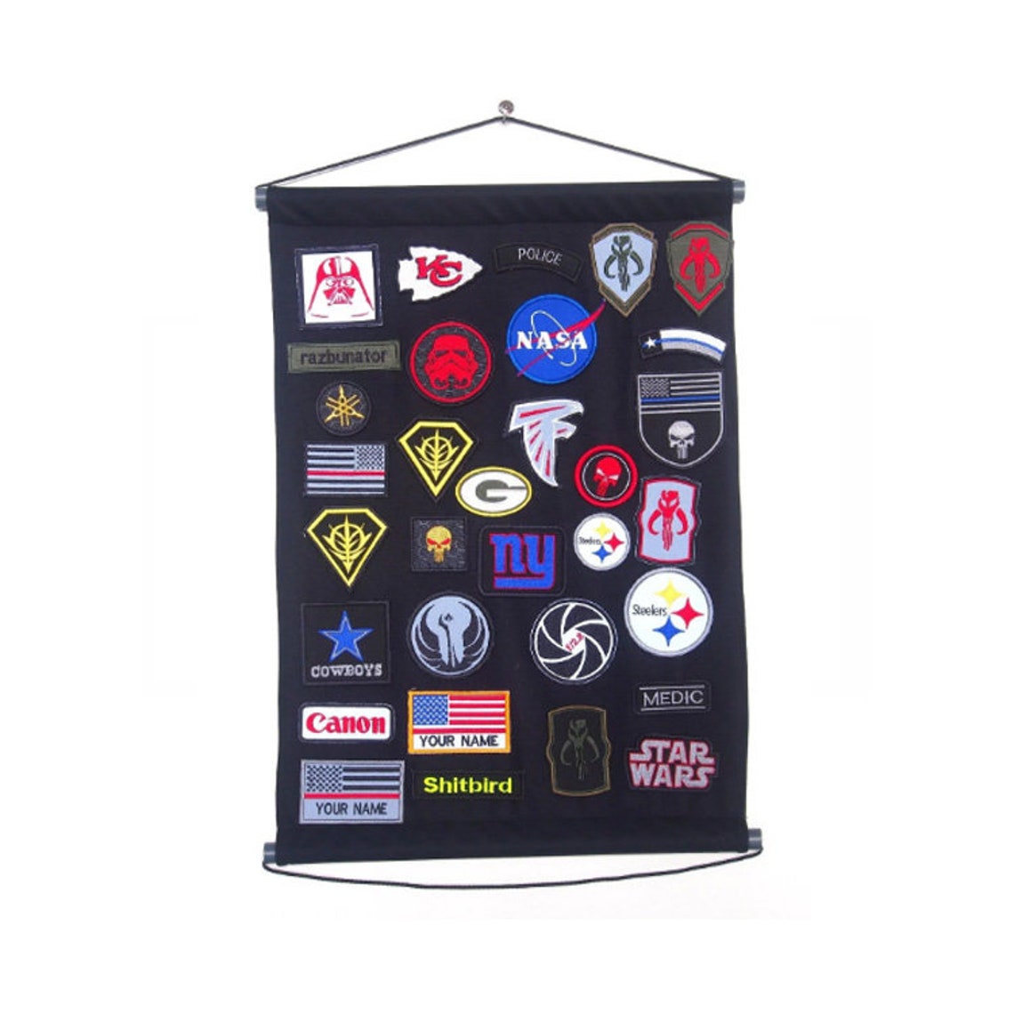 Patch Display Morale Patch Holder Board Display Wall Door | Etsy