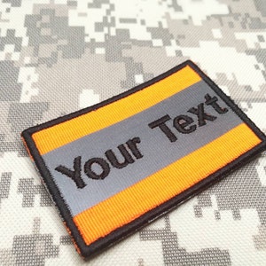 Reflective Patch Your Text Custom Name Text Patch Tag Name Tape Name ...