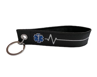 Personalized Drive Safe Keychain Engraved EMT Crew Keyring - Etsy