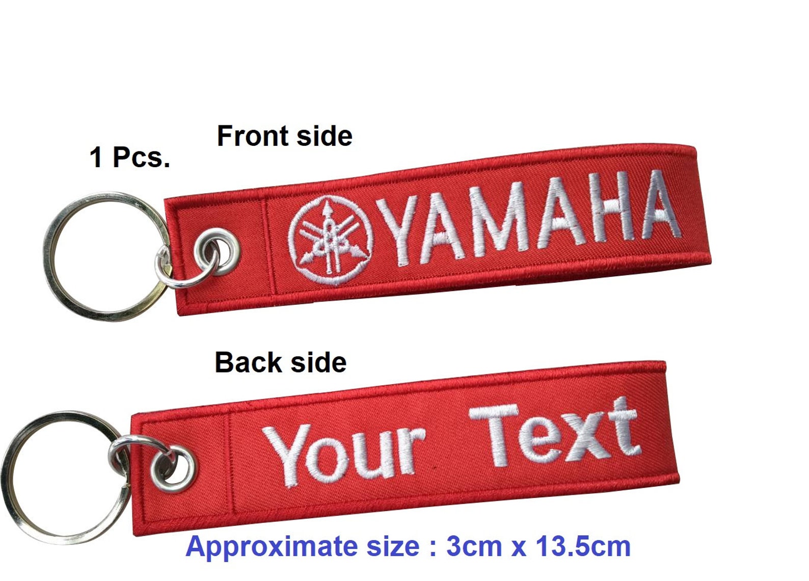YAMAHA Key Chain Custom Text Name Text Motorcycle Racing Key - Etsy