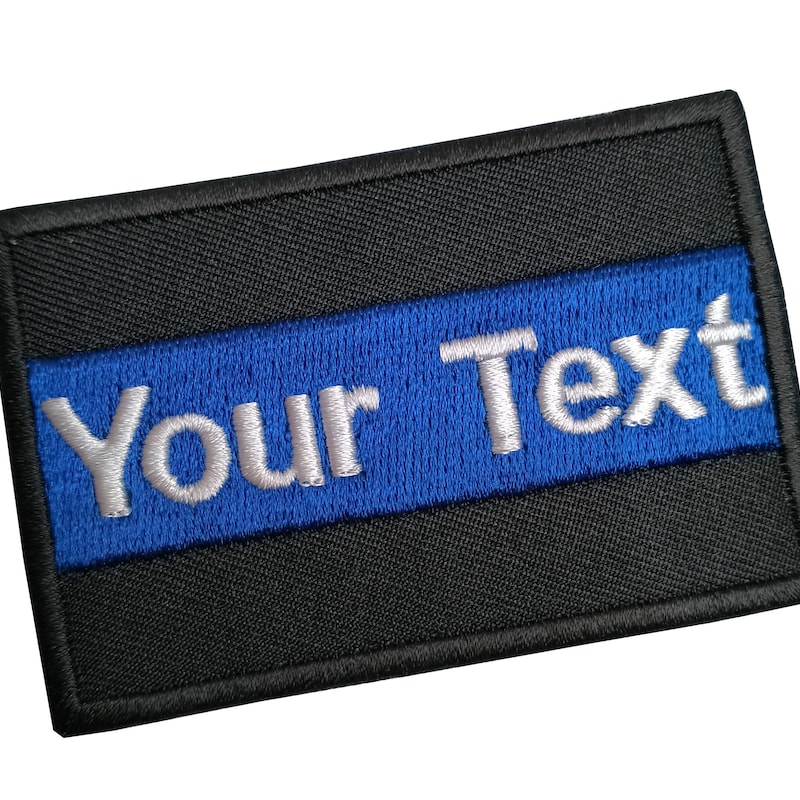 Blue Line Patch - Etsy