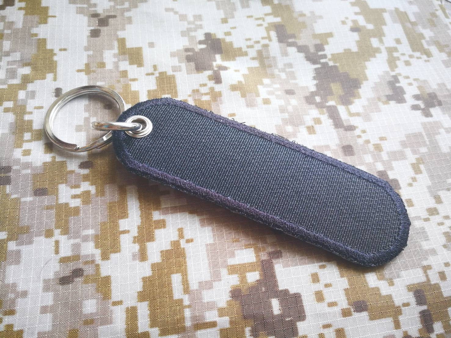 Custom name text Texas flag key chain thin blue line police | Etsy