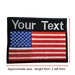 Custom Name Text Patch Your Name USA Flag United State Flag Hook ...