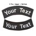 2 Pcs. Curve Custom Name Tag Nametape Your Text Patch Biker Military ...