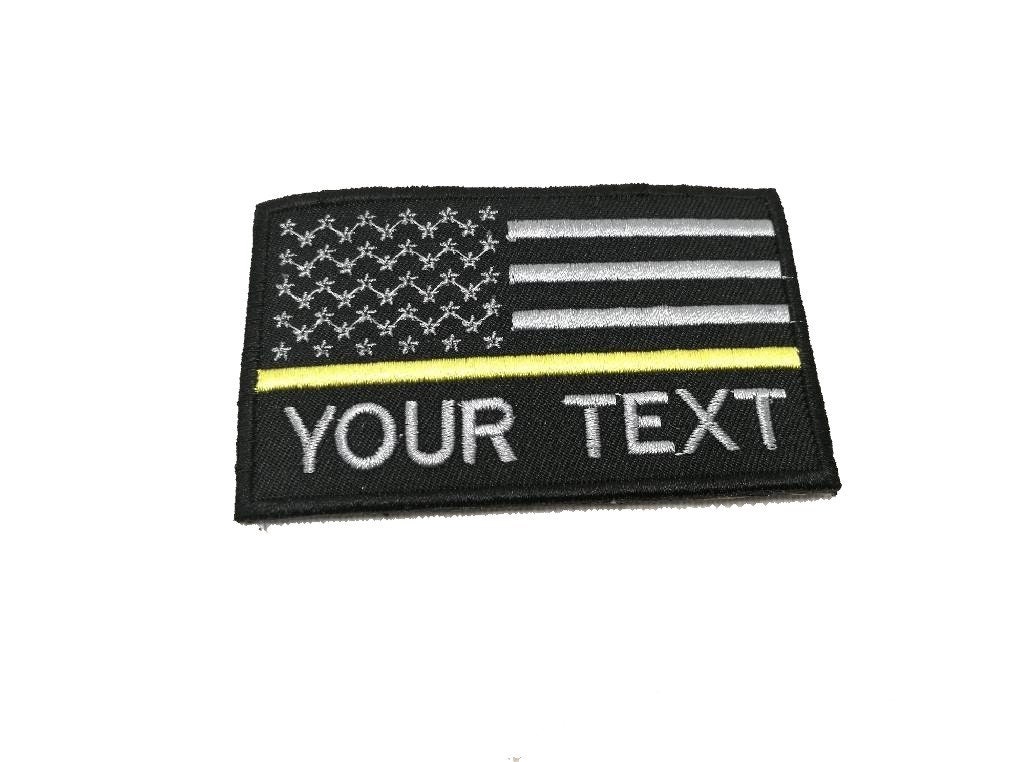 1 Pcs. Custom name Patch Your Text thin red blue white green | Etsy