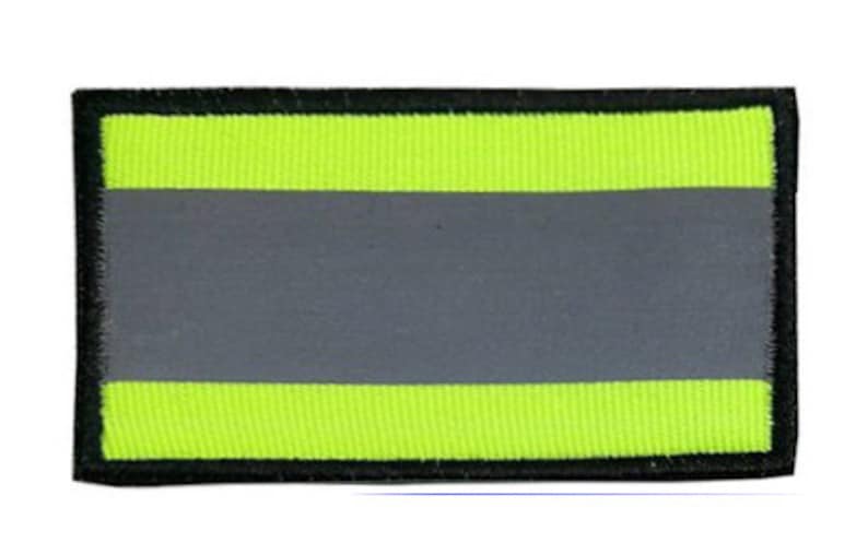 1 Pcs. Police Firefighter Army Military Gray Reflective Patch - Etsy