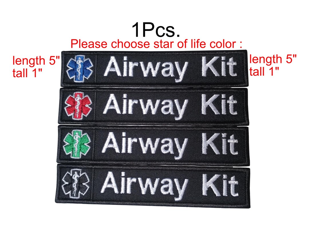1 Pcs. Airway Kit Star of Life Patch Firs Aid Paramedic Medic Ems EMT ...
