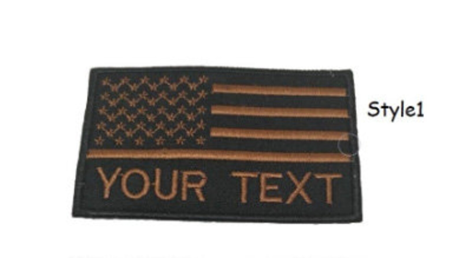 1 Pcs. Custom Name Your Text Patch Thin Brown Line Police Swat - Etsy