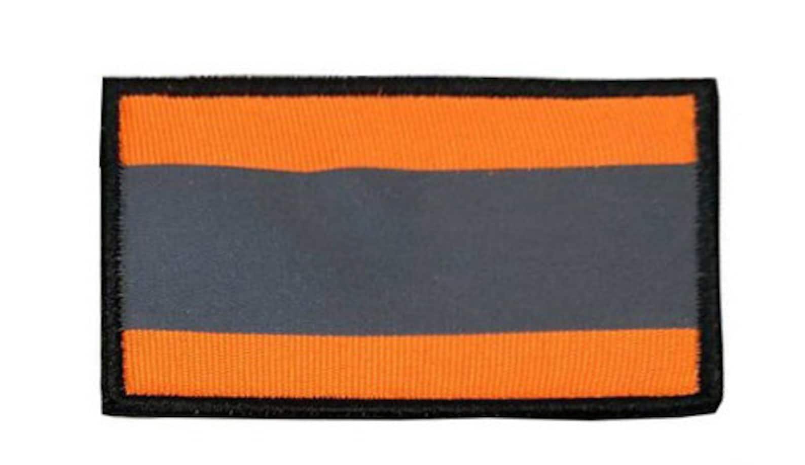 1 Pcs. Police Firefighter Army Military Gray Reflective Patch - Etsy