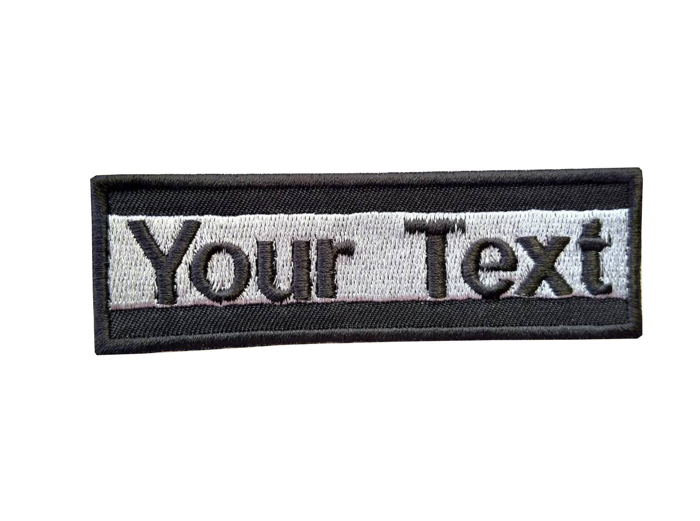 Thin Gray Line Patch Custom Name Text Thin Gray Line Patch With Hook ...