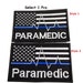 Paramedic White EMS EMT Patch Thin Blue Line Patch USA Flag - Etsy