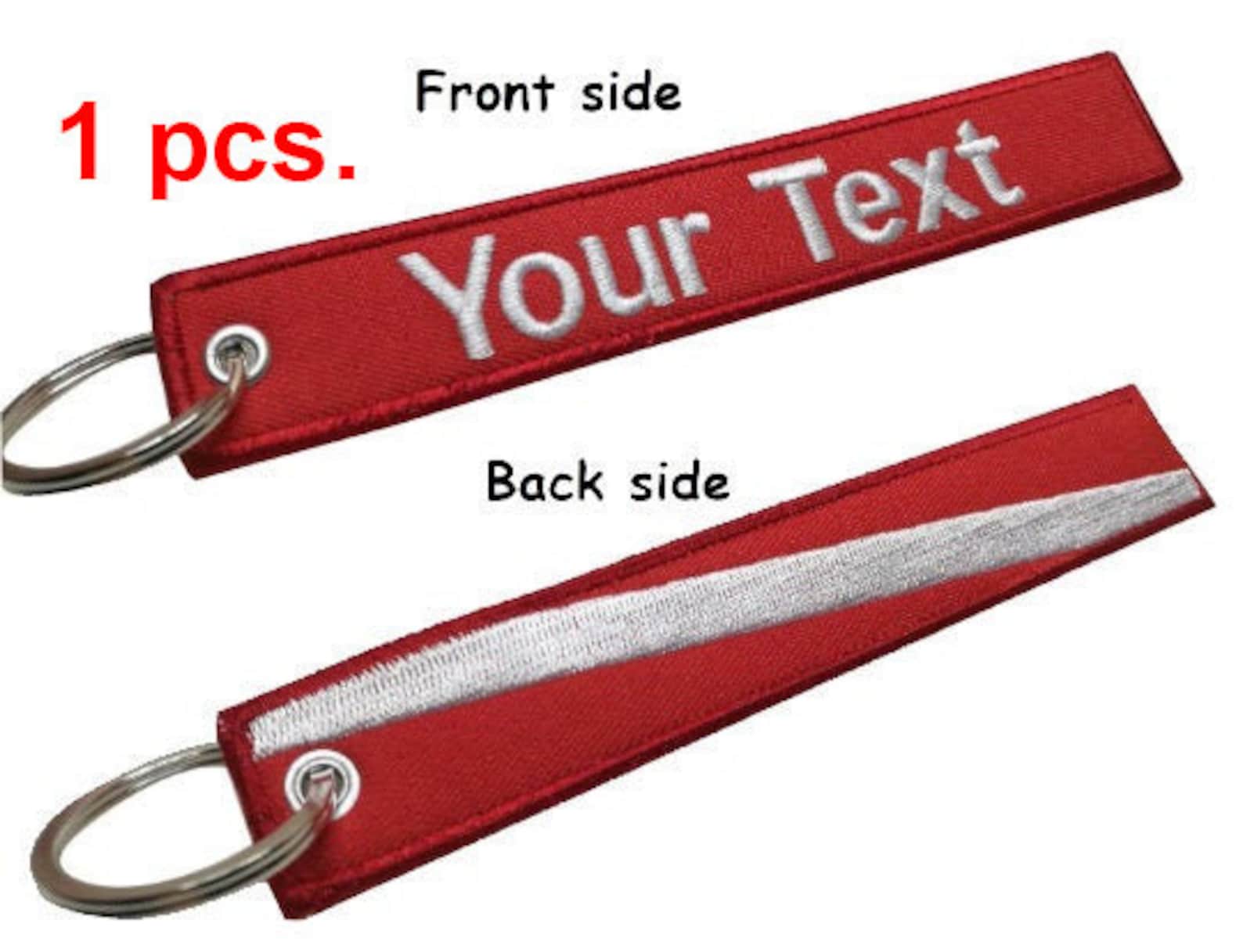 Custom Name Text Your Text Key Chain Diver Key Chain Tag Bag - Etsy