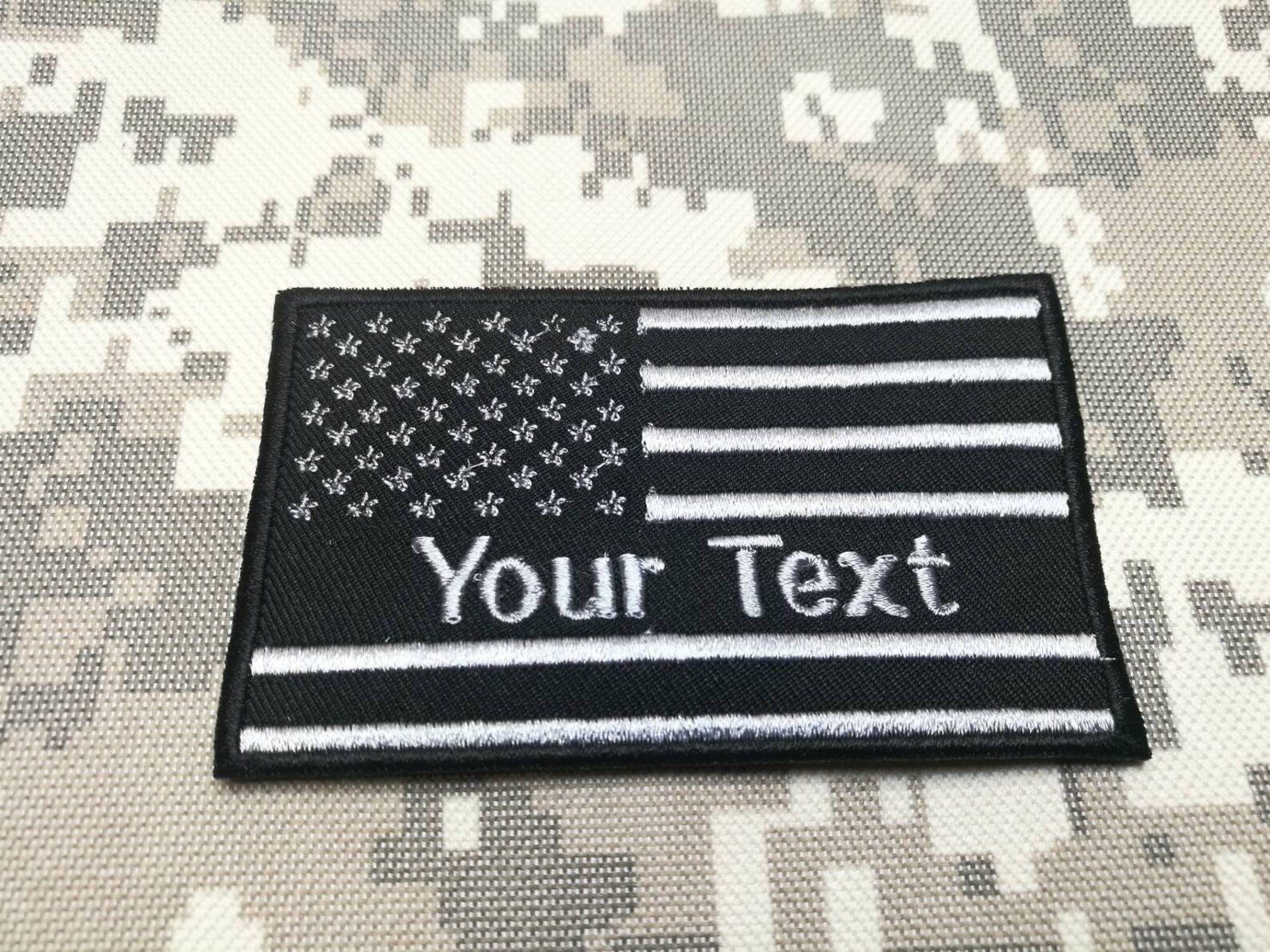 Custom Name Patch Your Text Patch Name Tape Patch USA United State Flag ...