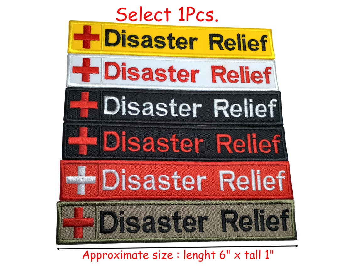 1pcs. Disaster Relief Red Cross Patch Medic Paramedic EMS EMT Rescue ...