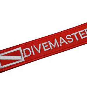 DIVEMASTER Patch Scuba Diver Skin Diver Master Diver Rescue Dive Master Embroidered Morale Sew ...