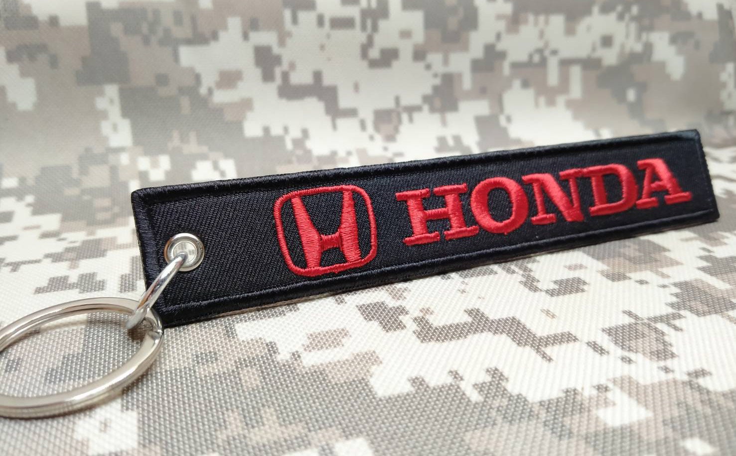 1 Pcs.Honda Car Key chain Honda Car Key ring Racing Embroidery | Etsy