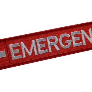 1 Pcs. EMERGENCY Red Cross Patch Rescue Paramedic Med EMS EMT Medic ...