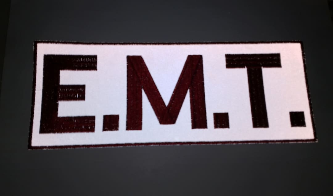 E.M.T. Reflective Patch Medic Paramedic EMS EMT Rescue Medical Med ...