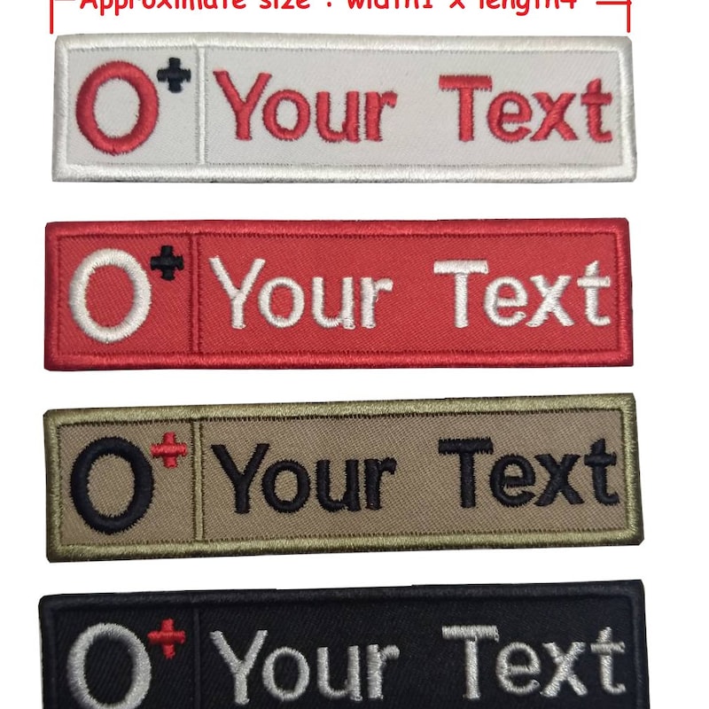Ab Blood Type Patch - Etsy