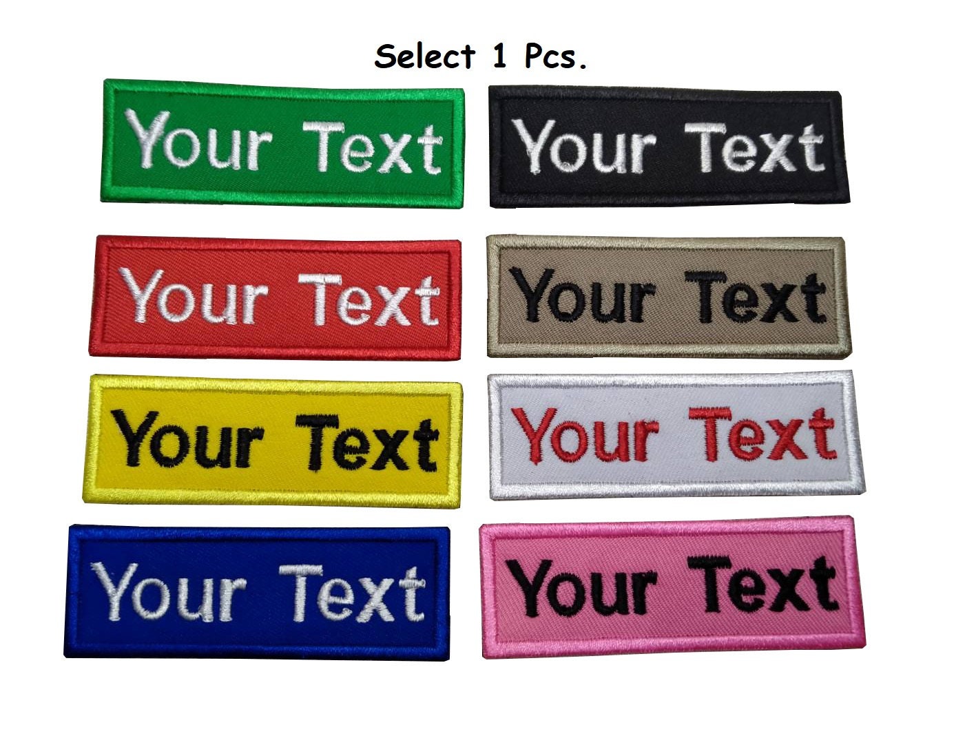 Your Text Patch Custom Name Text Patch Tag Name Tape Name Tag - Etsy