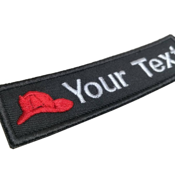 Firefighter Name Tag - Etsy