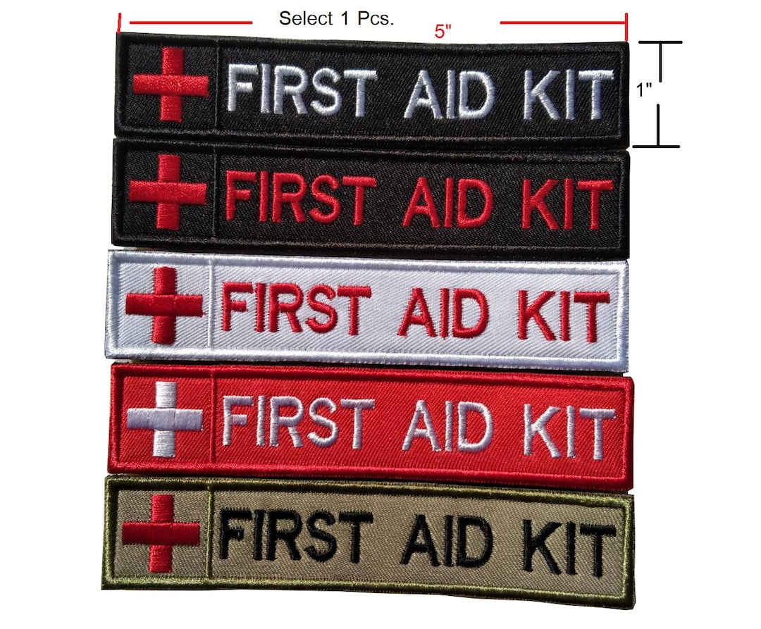 First Aid Kit Patch Red Cross Medic Patch Paramedic EMS EMT Rescue ...