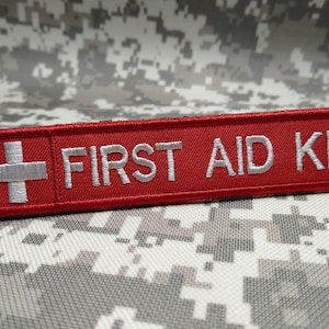 First Aid Kit Patch Red Cross Medic Patch Paramedic EMS EMT Rescue ...