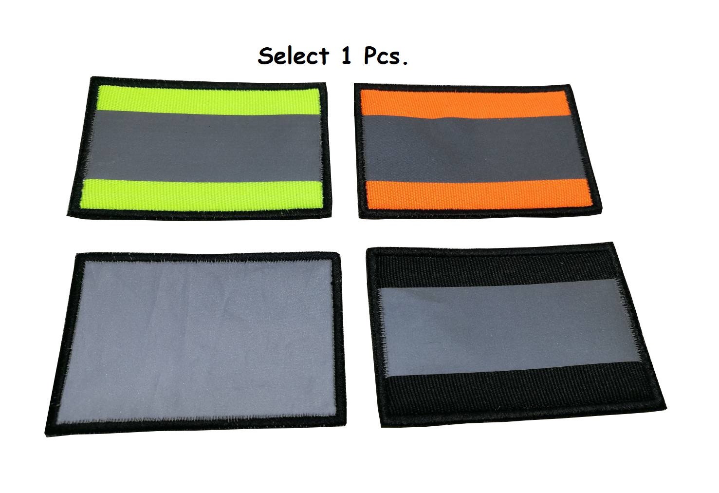 1 Pcs. Police firefighter army military Gray reflective patch | Etsy