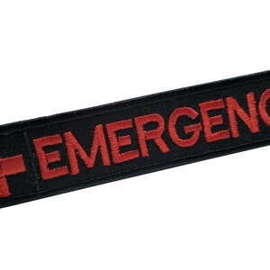 1 Pcs. EMERGENCY Red Cross Patch Rescue Paramedic Med EMS EMT Medic ...