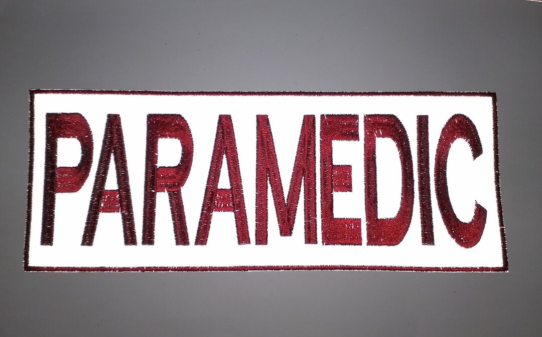 PARAMEDIC Reflective Patch Medic Paramedic EMS EMT Rescue - Etsy