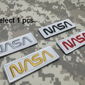 1 PCS. NASA Patch Nasa Name Tape DIY Patch Decorate Patch - Etsy