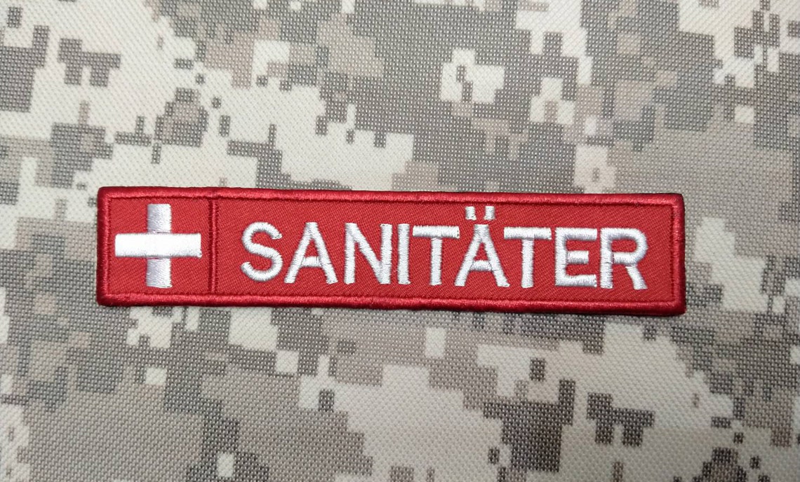 SANITATER Red Cross Patch Medic Patch Paramedic EMS EMT Rescue - Etsy