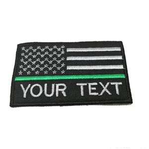 1 Pcs. Custom Name Patch Your Text Thin Red Blue White Green Pink ...