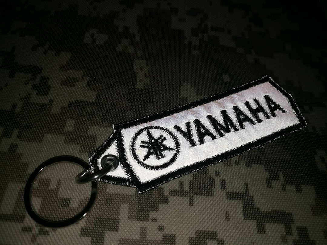 Yamaha Key Chain Reflective Embroidery Yamaha Biker Motorcycle Key ...