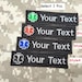 Red Cross Medic Custom Name Text Patch Firs Aid Paramedic Hook - Etsy