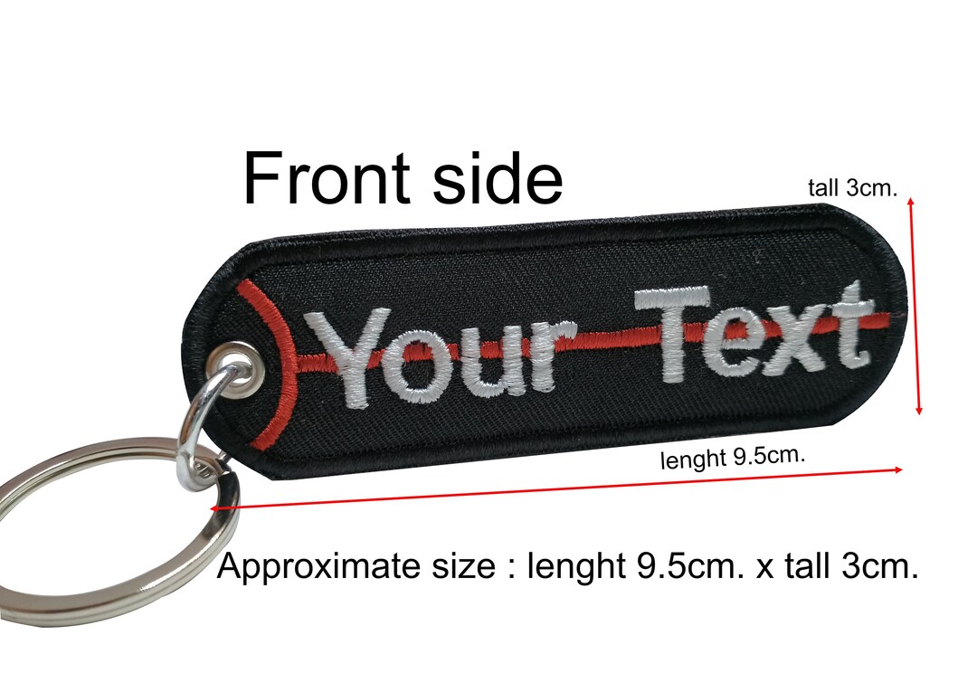 Thin Red Line Key Chain Custom Name Your Text Fire Fighter Police Fire ...