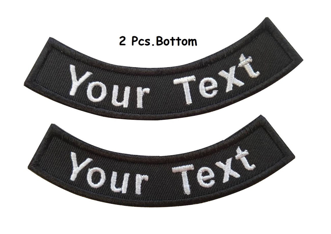 2 Pcs. Curve Custom Name Tag Your Text Name Tag Name Tape - Etsy