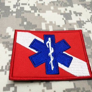 EMS EMT Rescue DIVER Diving Patch Scuba Skin Rescue Diver Patch ...